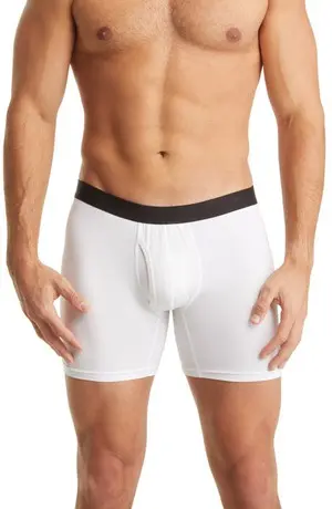 MEUNDIES Stretch Boxer Briefs White