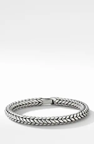 David Yurman Chevron Bracelet - Silver