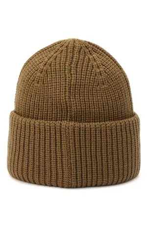 Kurt Geiger Beaded Evil Eye Beanie - Khaki