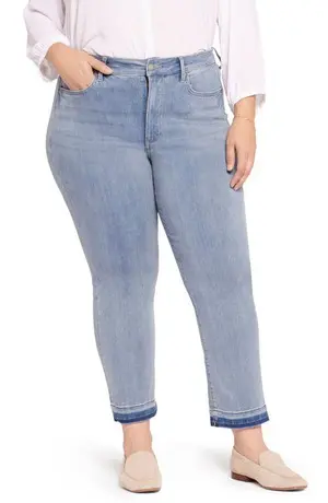 NYDJ Marilyn High-waist Straight-leg Ankle Jeans