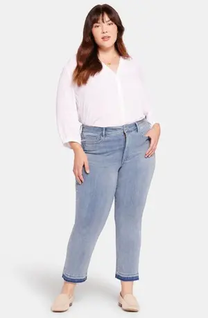 NYDJ Marilyn High-waist Straight-leg Ankle Jeans