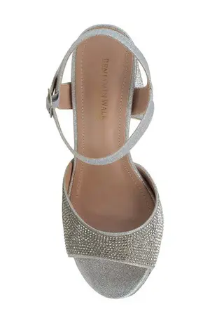 TOUCH UPS Lynx Platform Sandal - Silver