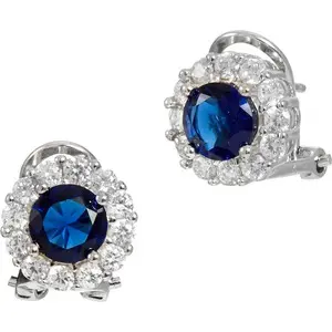 SAVVY CIE JEWELS SAVVY CIE JEWELS Halo Stud Earrings