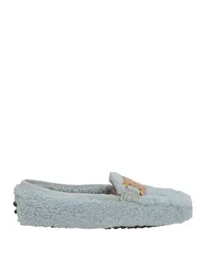 TOD'S Shearling Loafers - Blue