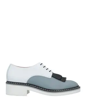 POLLINI Leather Derbies - Grey