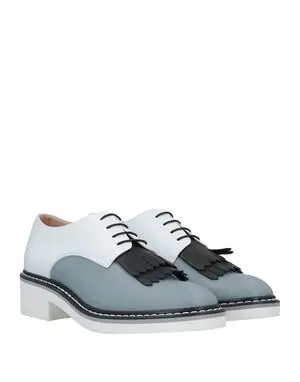 POLLINI Leather Derbies - Grey