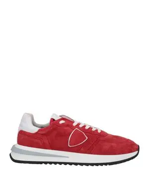 Philippe Model Leather Low-Top Sneakers Brick Red