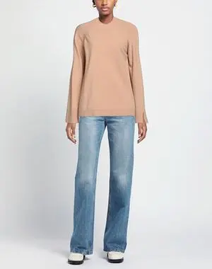 DANIELE FIESOLI Knit Wool-cashmere Sweater - Beige