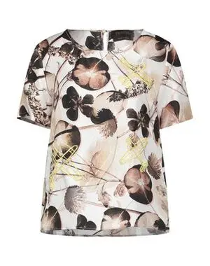 TRUSSARDI Floral-print Satin Top