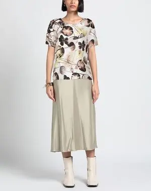 TRUSSARDI Floral-print Satin Top
