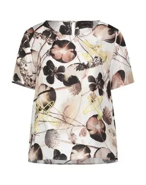 TRUSSARDI Floral-print Satin Top