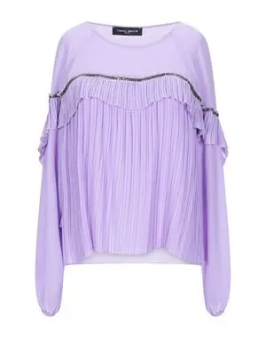 FRANKIE MORELLO Ruched Top - Light Purple