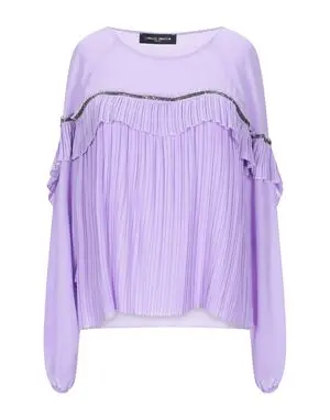 FRANKIE MORELLO Ruched Crepe Top
