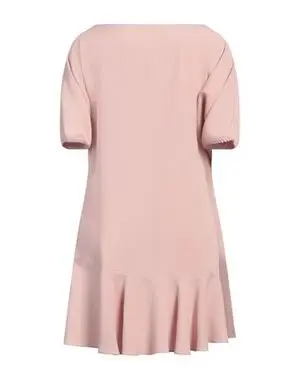 Red Valentino Mini Dress In Acetate And Viscose - Pink