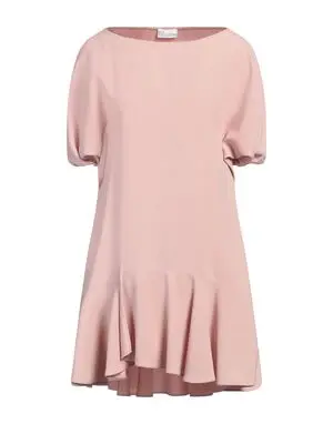 Red Valentino Mini Dress In Acetate And Viscose - Pink