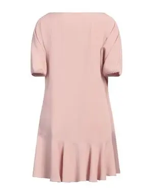 Red Valentino Mini Dress In Acetate And Viscose - Pink
