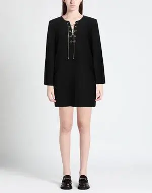SIMONA CORSELLINI Mini Trapeze Dress - Black