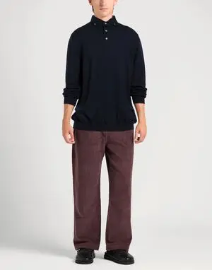 GRAN SASSO Virgin Wool Polo Sweater