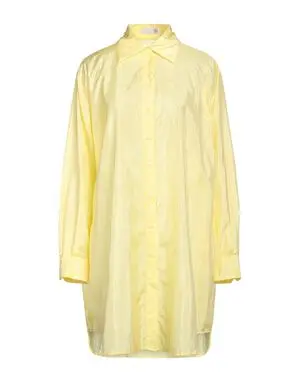 DOUUOD Mini Shirt Dress - Yellow