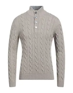 GRAN SASSO Turtleneck Knit Top Beige