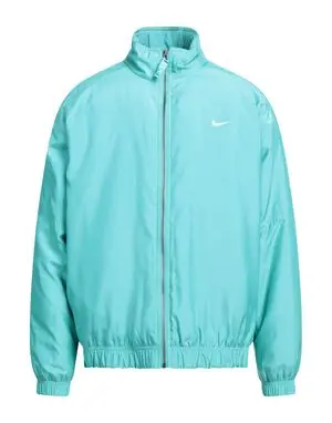 Nike NIKE Polyester Bomber Jacket Turquoise