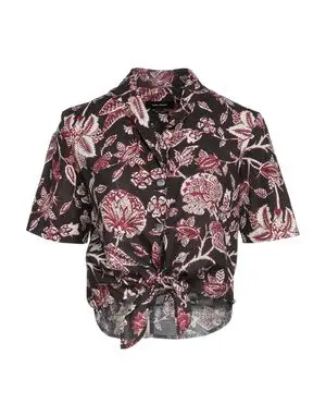 Isabel Marant Floral-print Woven Shirt - Dark Brown