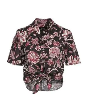 Isabel Marant Floral-print Woven Shirt - Dark Brown