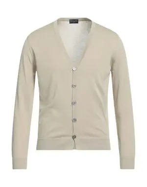 DRUMOHR Man Cardigan Ivory Size 34 Cotton Beige