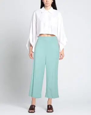 CLIPS Wide Leg High Waisted Trousers - Blue