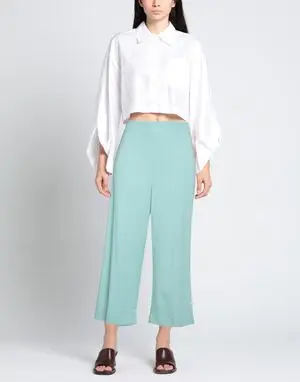 CLIPS Wide Leg High Waisted Trousers - Blue