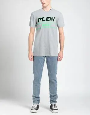 PLEIN SPORT T-shirt Size Cotton, Elastane - Grey