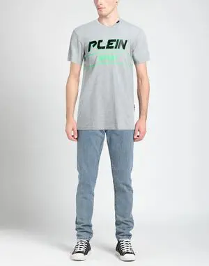 PLEIN SPORT T-shirt Size Cotton, Elastane - Grey