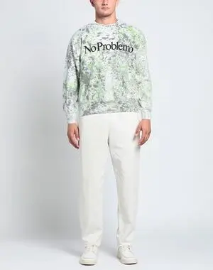 Aries Printed Crewneck Sweatshirt - Green
