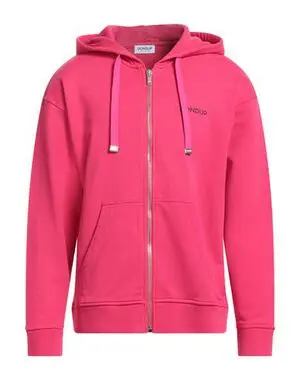 DONDUP Cotton French Terry Logo Hoodie Pink