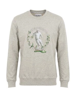 BIKKEMBERGS Cotton Blend Sweatshirt - Grey