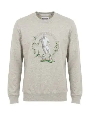 BIKKEMBERGS Sweatshirt With Graphic Print - Grey