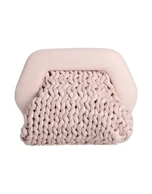 THEMOIRE THEMOIRÈ Textile Fiber Clutch Light Pink