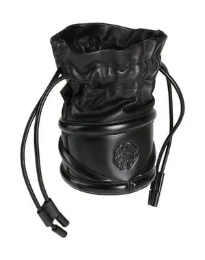 Alexander McQueen Leather Bucket Bag - Black