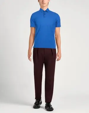 ZANONE Polo Shirt Size Cotton - Blue