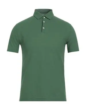 ZANONE Man Polo Shirt Blue Size 38 Cotton Green
