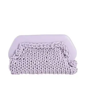 THEMOIRE Textile Fiber Clutch - Lilac