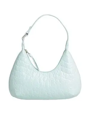 By Far Lime Cowhide Hobo Bag - Blue