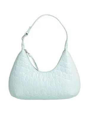 By Far Lime Cowhide Hobo Bag - Blue