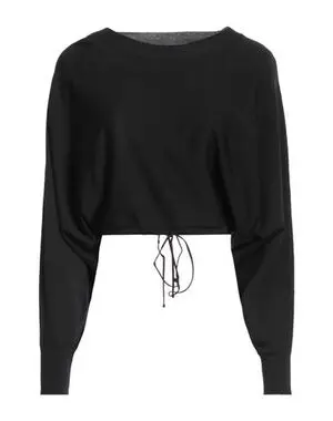 JUCCA Knitted Lightweight Sweater - Black
