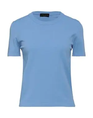 ROBERTO COLLINA Knitted Top - Pastel Blue