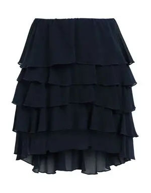SOALLURE Mini Skirt - Midnight Blue