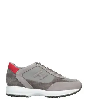 Hogan Sneakers Size Soft Leather, Textile Fibers
