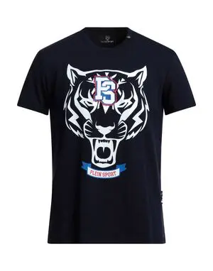 PLEIN SPORT T-shirt Size Cotton, Elastane - Dark Blue