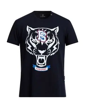 PLEIN SPORT T-shirt Size Cotton, Elastane - Dark Blue