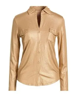 Majestic Filatures Shirt Size Viscose, Elastane - Gold